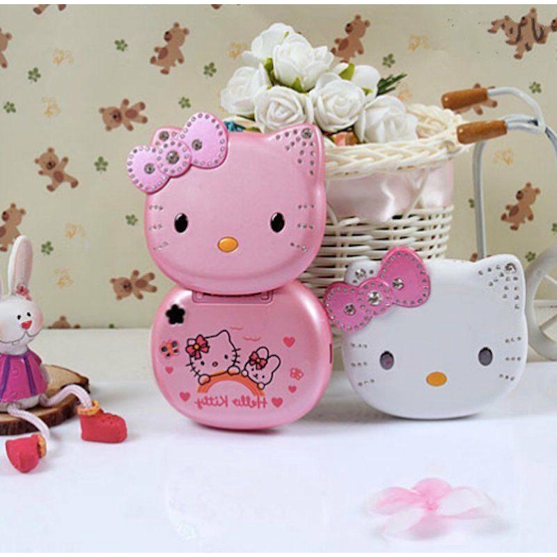 Jual HP Lucu Hello Kitty Girl Phone K688 Quad Band Flip Cartoon Mobile ...