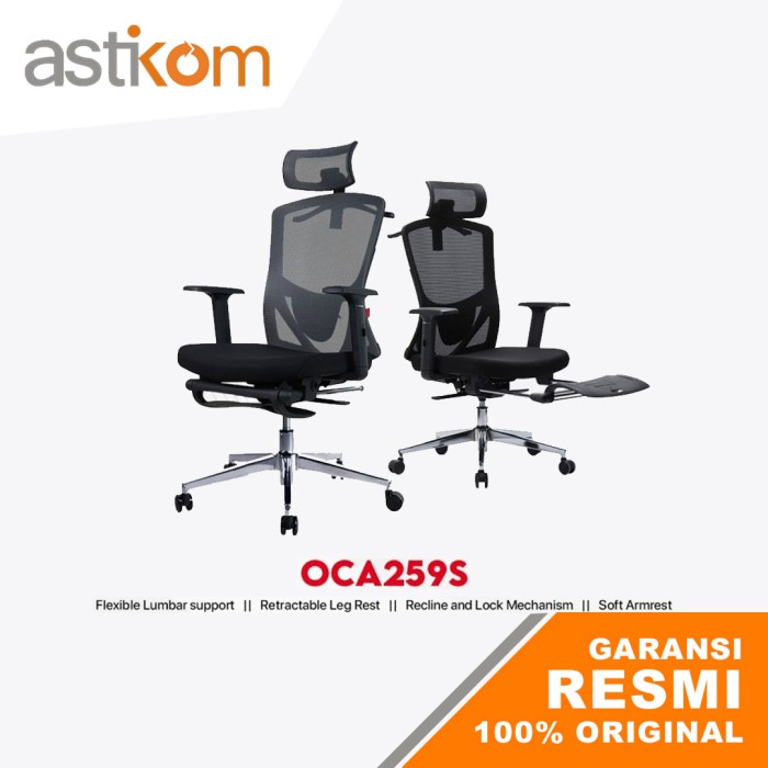 Jual Kursi Office (Chair) Fantech OC-A259s OCA259s OCA A259 Pro Kursi ...