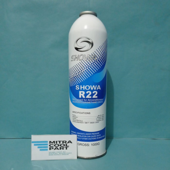 Jual Freon R22 Showa refrigerant 1 kg kaleng | Shopee Indonesia