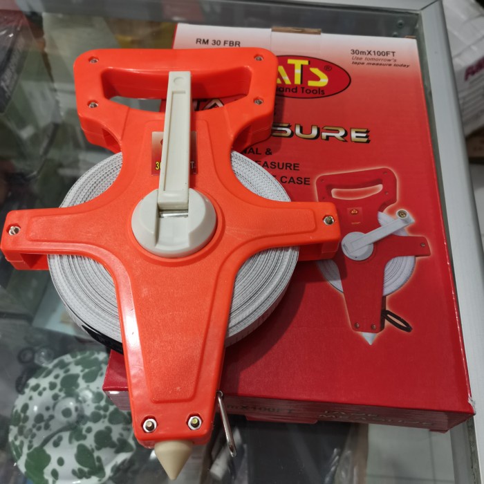 Jual Meteran tancap 30 meter ATS meteran fiber meteran tanah | Shopee Indonesia