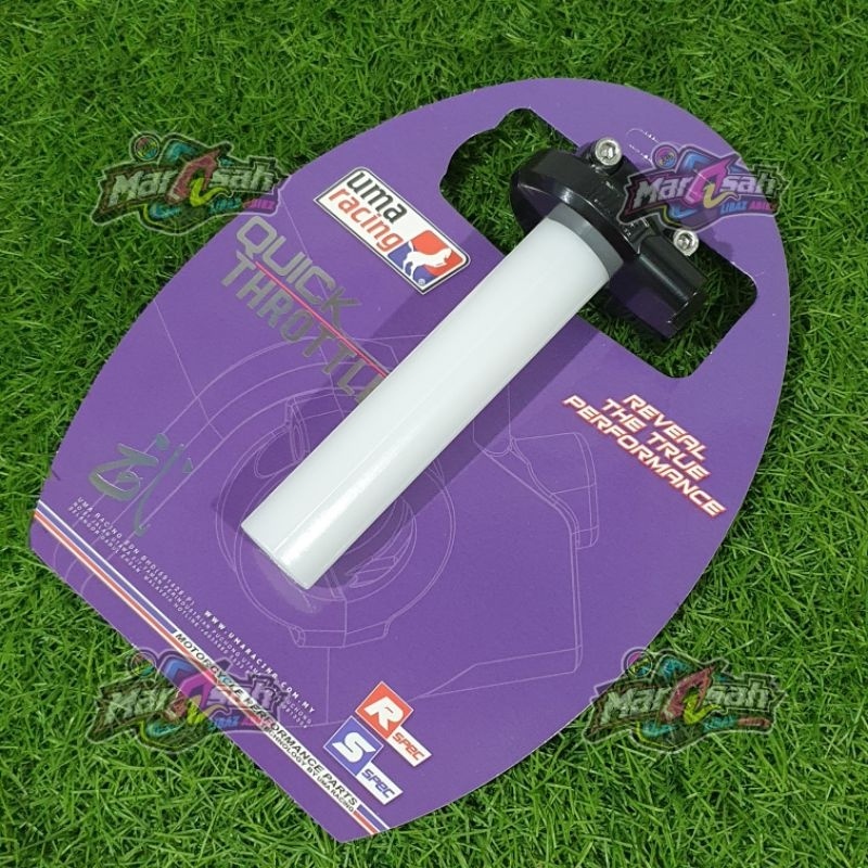 Jual gas spontan kontan quick throttle pipe UMA RACING mx king BLACK ...