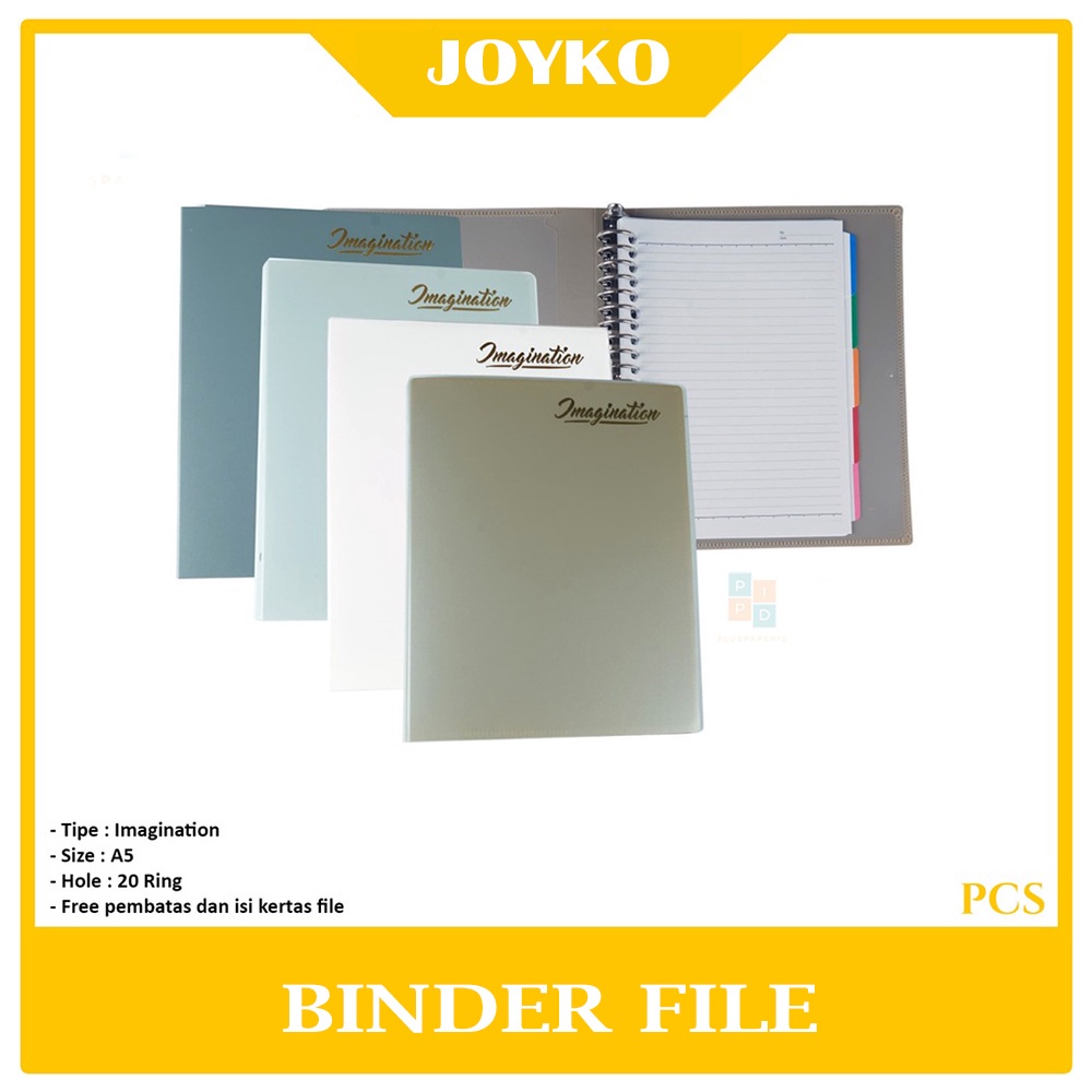 Jual JOYKO - Binder Note Ukuran A5 20Ring - Pcs | Shopee Indonesia