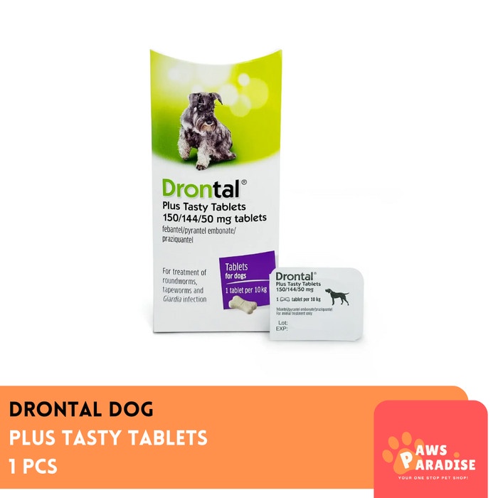 Jual Drontal Plus Tasty Dog Obat Cacing Anjing | Shopee Indonesia