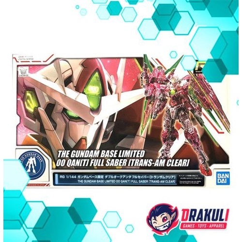 Jual BANDAI Plamo RG Gundam OO QAN[T] Full Saber [Trans-Am Clear ...