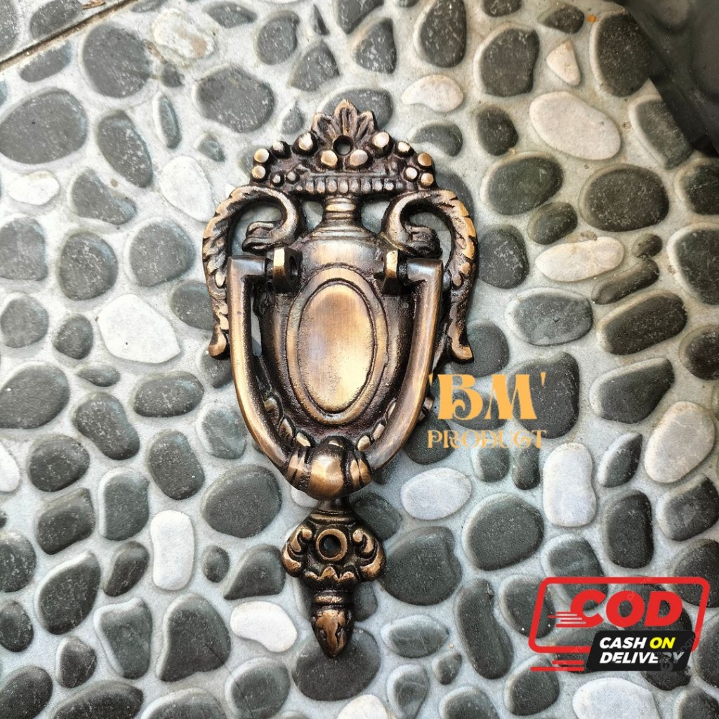 Jual Ketukan Pintu Rumah Kuningan Antik 014 Ketukan Pintu Kuningan 1 ...