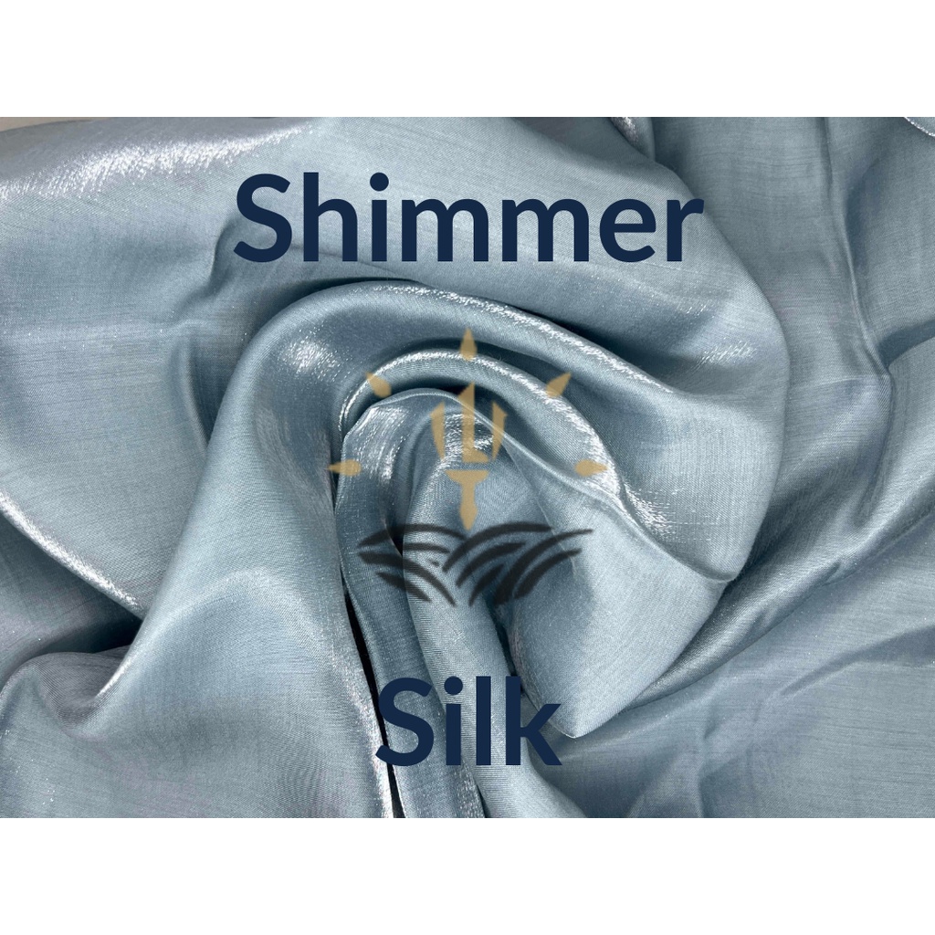 Jual Kain Shimmer Silk Rose Shimmer Organza Shimmer Silk Premium ...