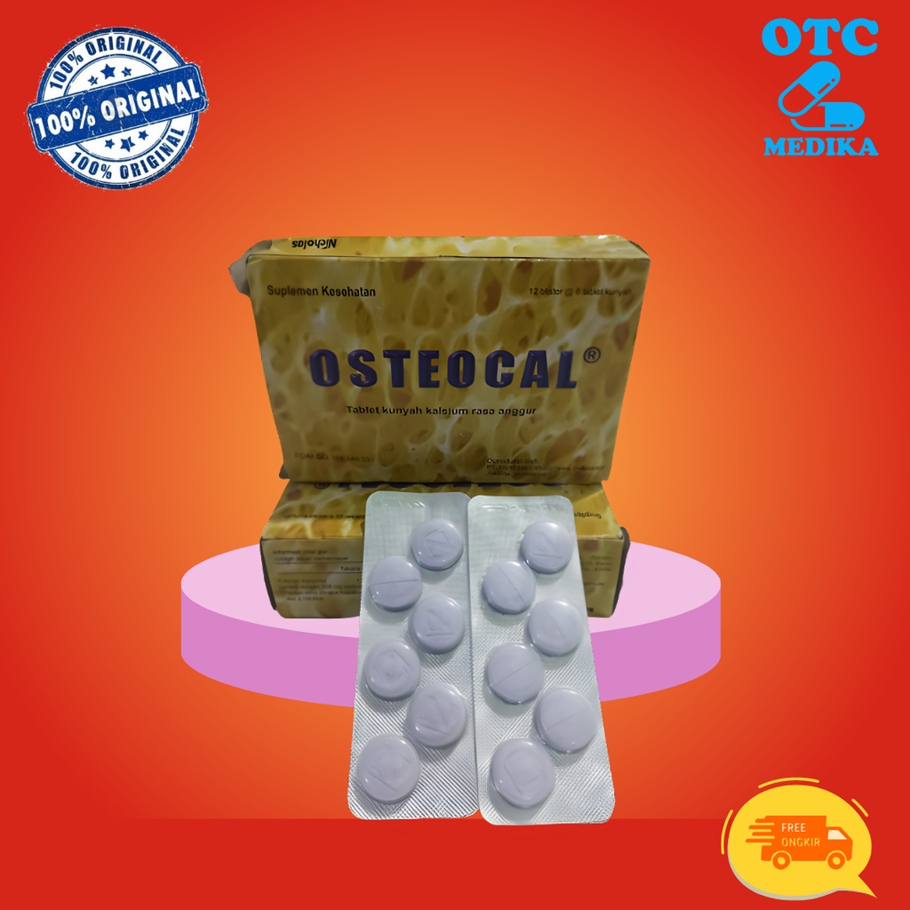 Jual Osteocal Tablet Kunyah Mengatasi Kekuranagan Kalsium ...