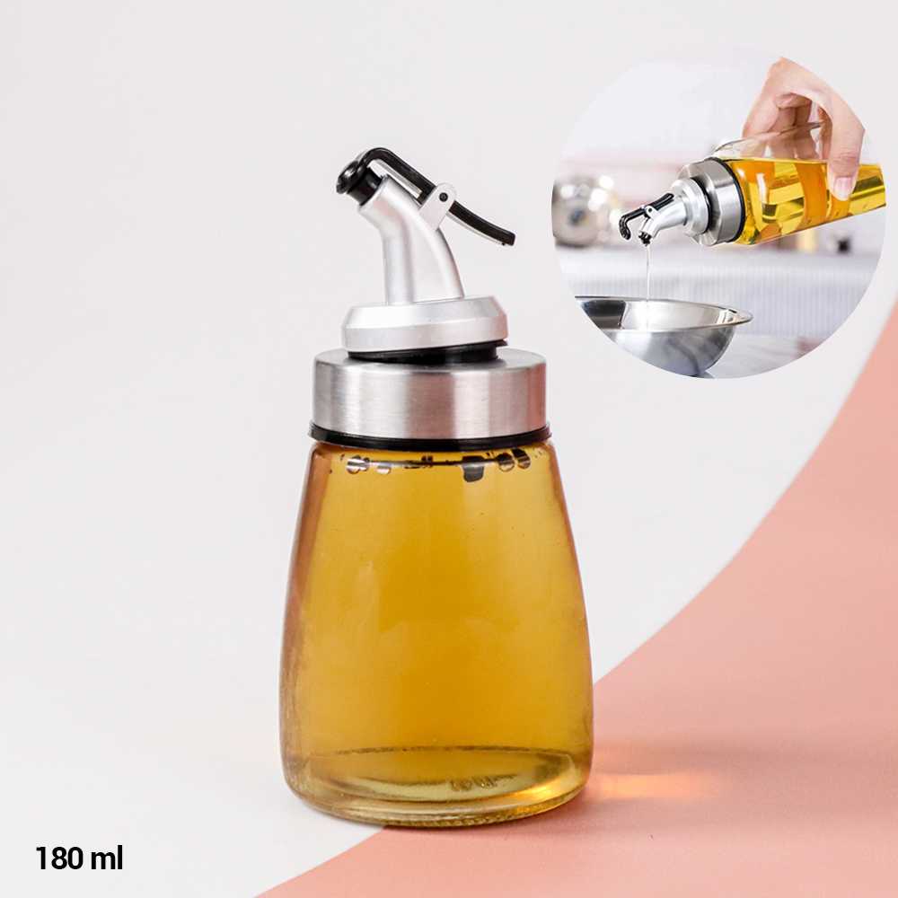 Jual Botol Kaca Wadah Minyak Olive Oil 180 ml | Shopee Indonesia