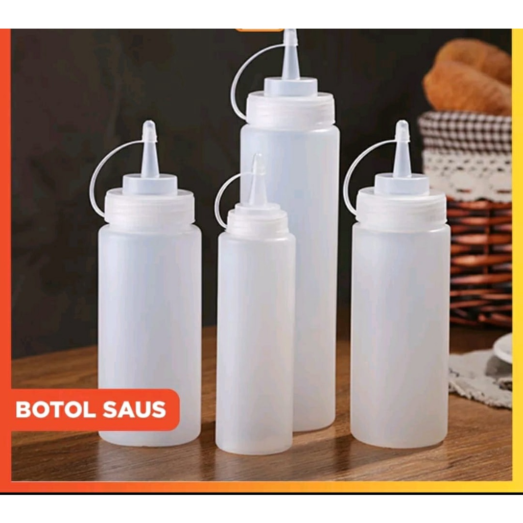 Jual Botol Saus / Botol Sauce Mayonaise / Botol Kecap / Botol Cuka ...