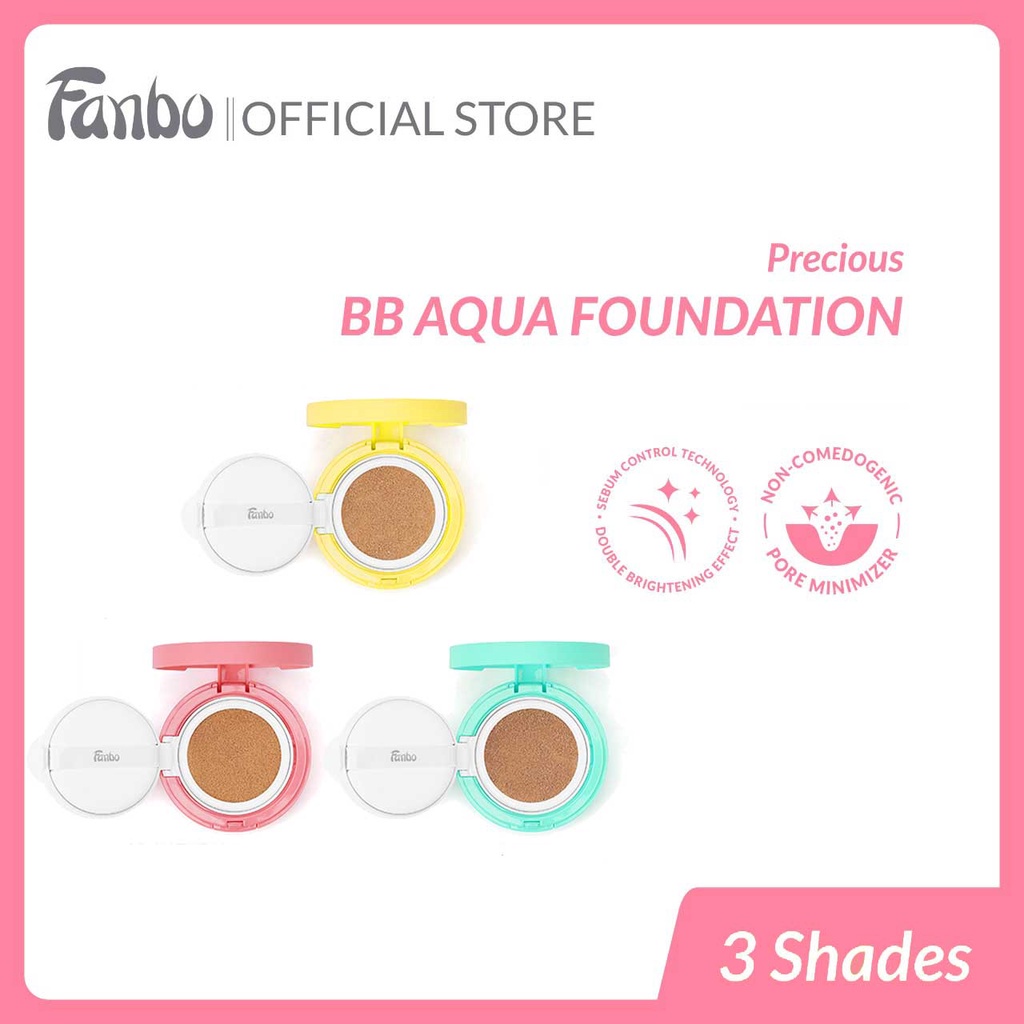 Jual FANBO PRECIOUS BB AQUA FOUNDATION SPF 30 PA++ | Shopee Indonesia