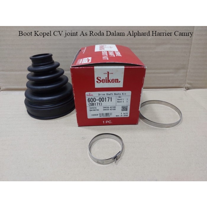 Jual Boot Kopel CV joint As Roda Dalam Alphard Harrier Camry Seiken ...