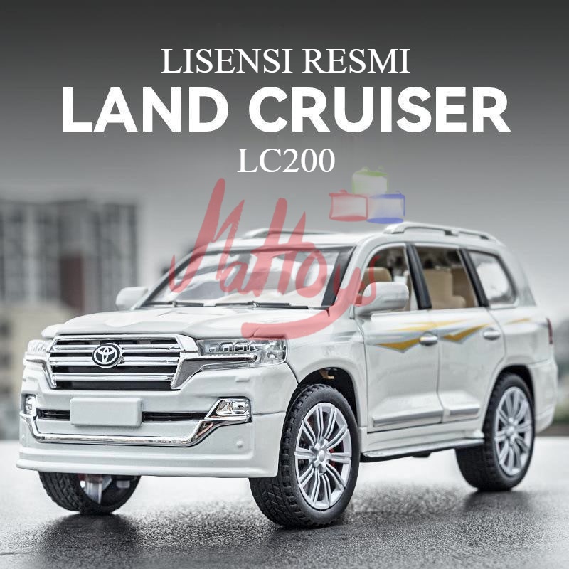 Jual Diecast Toyota Land Cruiser LC200 skala 1:24 Lisensi resmi Toyota ...
