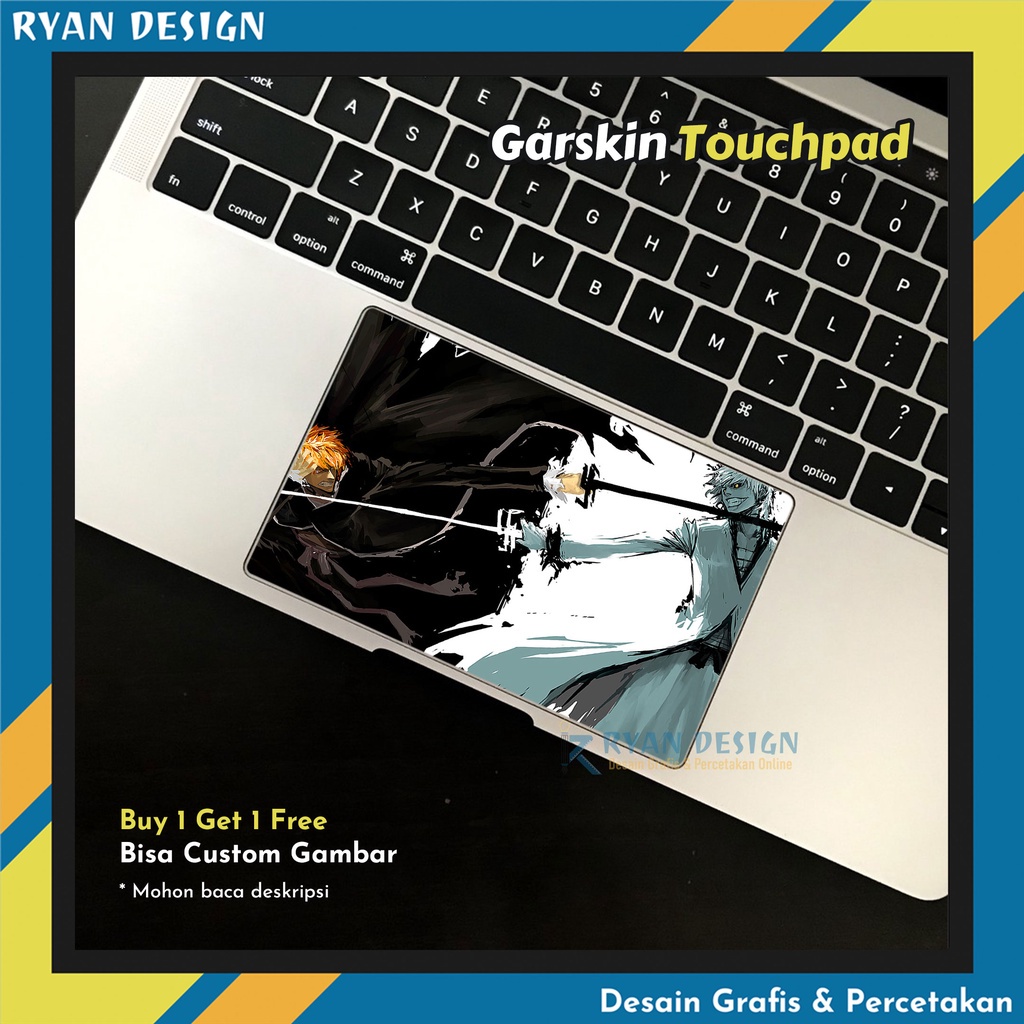 Jual Premium Garskin TouchPad Laptop Skin Ichigo TrackPad Protector ...