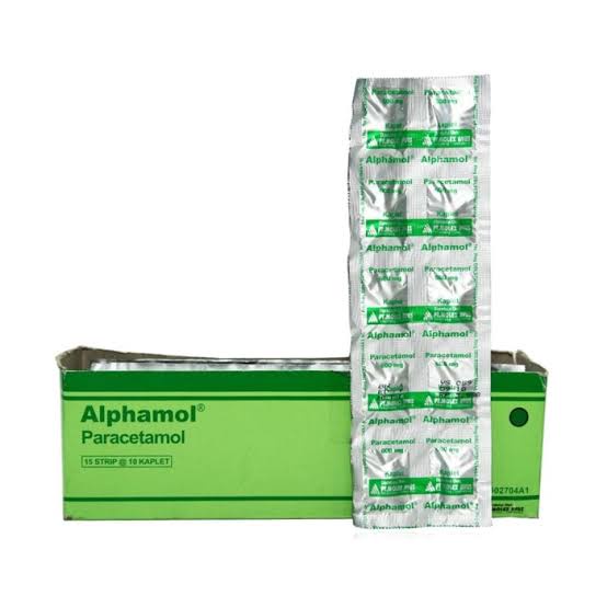 Jual Alphamol Kaplet Paracetamol Pereda Panas Dan Demam PRODUK ORIGINAL ...