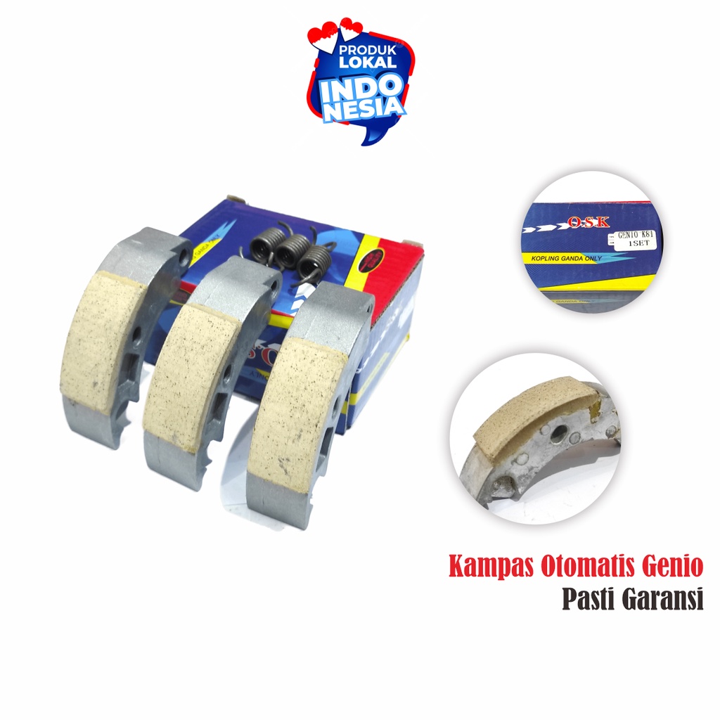 Jual Kampas Ganda Otomatis Genio k81 Motor Honda Scooter Matic LOKAL ...