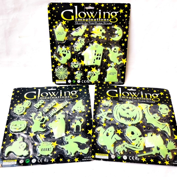 Jual Glow In The Dark Tema Halloween Paket Dekorasi Light Up Stiker ... Jual Glow In The Dark Tema Halloween Paket Dekorasi Light Up Stiker ...