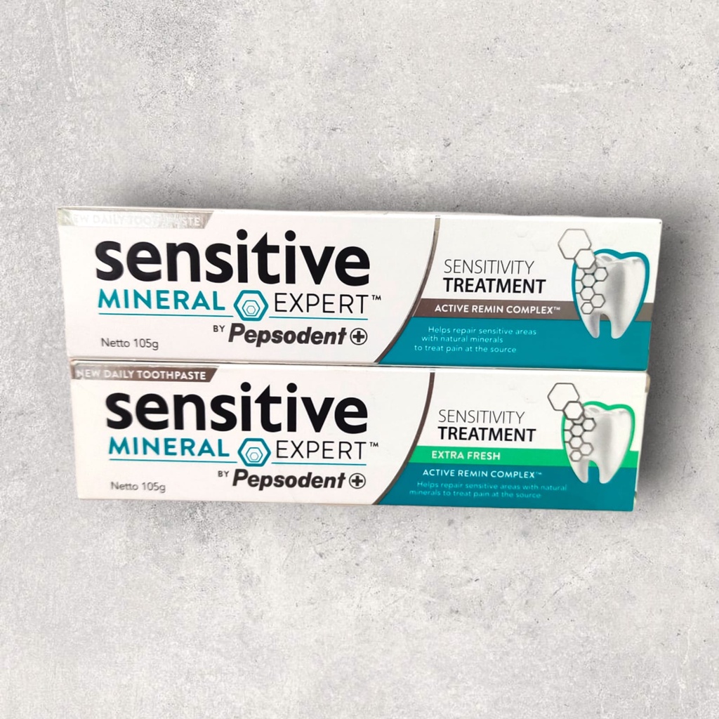Jual Pepsodent Sensitive Mineral Expert Sensitivity Treatment 105gr ...