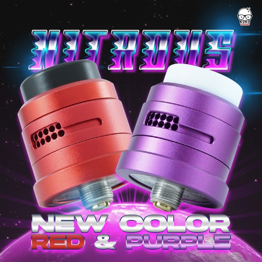 Jual NITROUS RDA DUAL CAP ONLY RDA NITROUS BY KOKO SARANG 100% ...