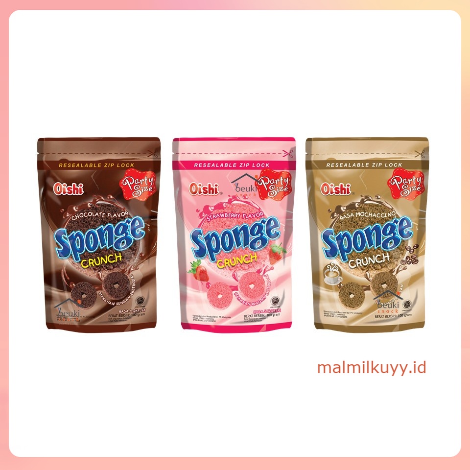 Jual Oishi Sponge Crunch Berbagai Varian Pilih Rasa | Shopee Indonesia