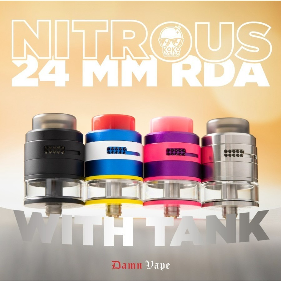 Jual NITROUS RDA 24MM WITH TANK NEW EDITION NITROUS RDA TANK 24MM ...