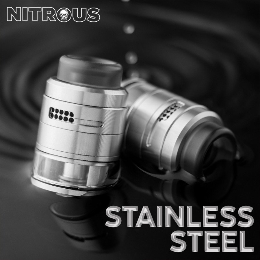 Jual NITROUS RDA 24MM WITH TANK NEW EDITION NITROUS RDA TANK 24MM ...