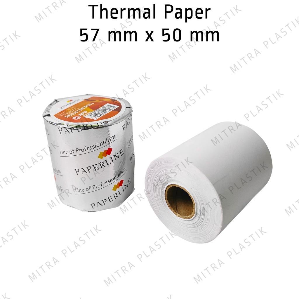 Jual Kertas Struk Thermal Paper Roll 57x50 Kasir EDC Termal Mini ...