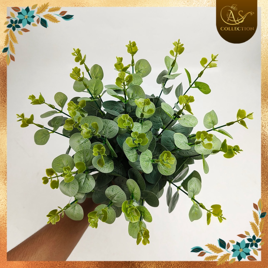 Jual Daun Dollar KW cabang 7 Tiruan Artificial Daun Ekaliptus ...