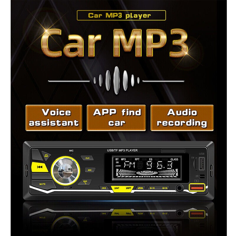 Jual Tape Mobil bluetooth head unit single din Audio Car MP3 Player ...