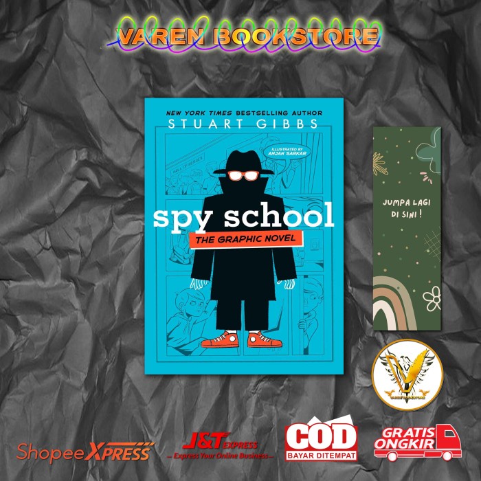 Jual Spy School the Graphic Novel by Stuart Gibbs (English) | Shopee ...