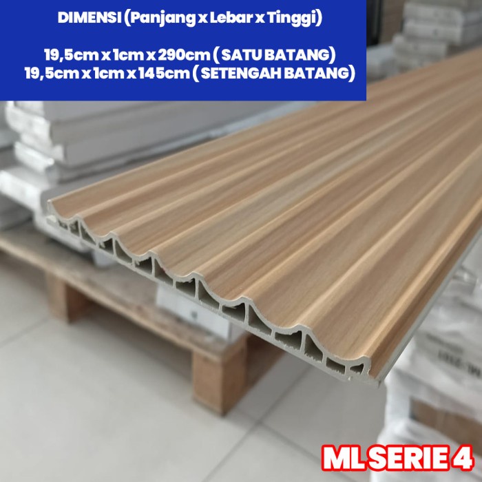 Jual TERBARU Wood Panel WPC / Wall Panel PVC / Panel Dinding Kayu ...