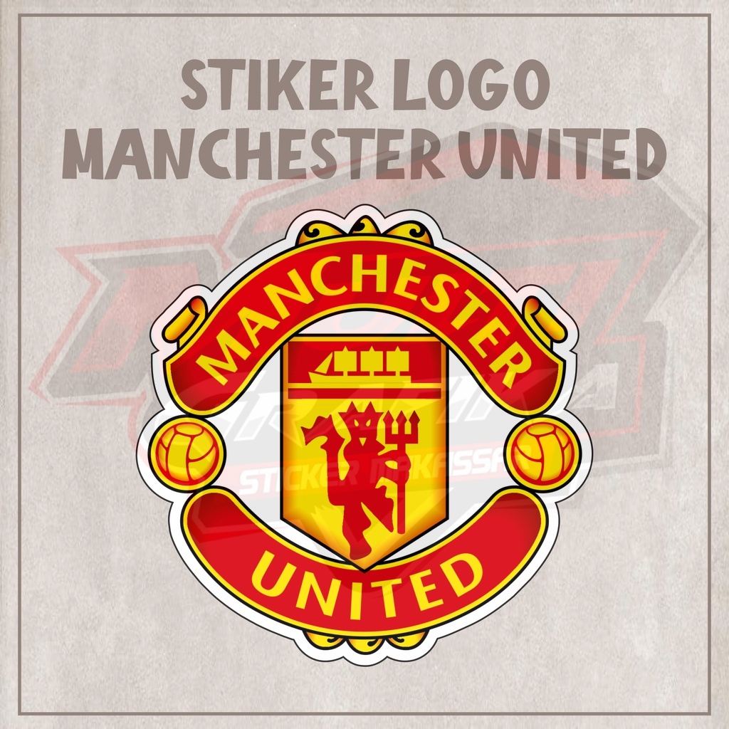 Jual Stiker Sticker Helm LOGO laptop Handphone Motor Mobil MANCHESTER ...