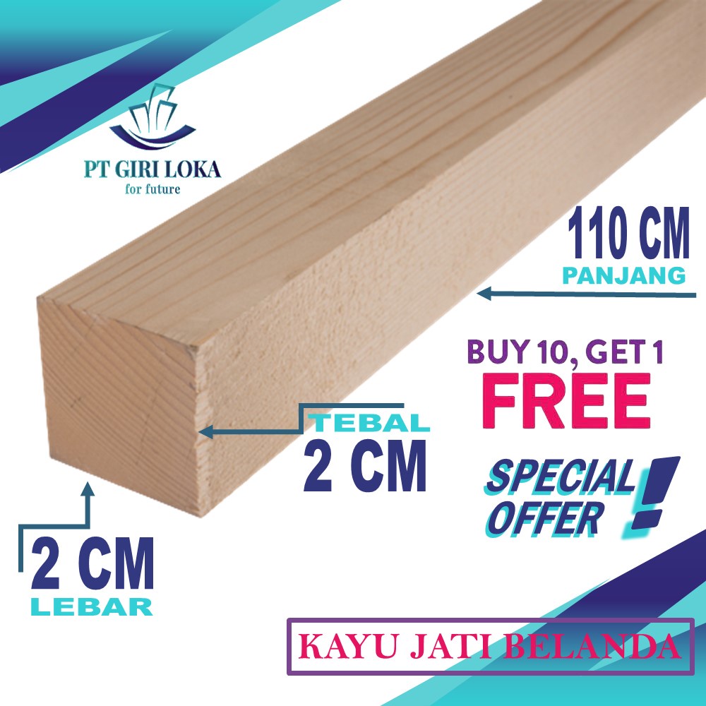 Jual Kayu Reng List Stick Jati Belanda Mahoni ukuran 1x1 2x2 Untuk ...