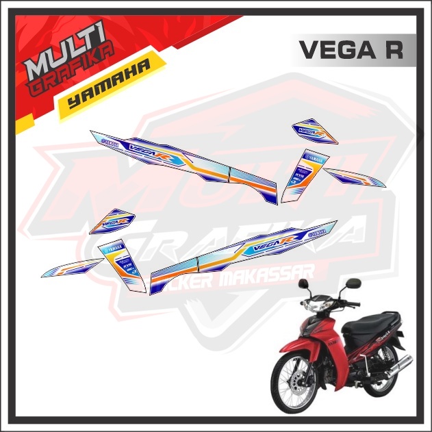 Jual Stiker Striping Dekal Decal Setiker Motor YAMAHA VEGA R Custom ...