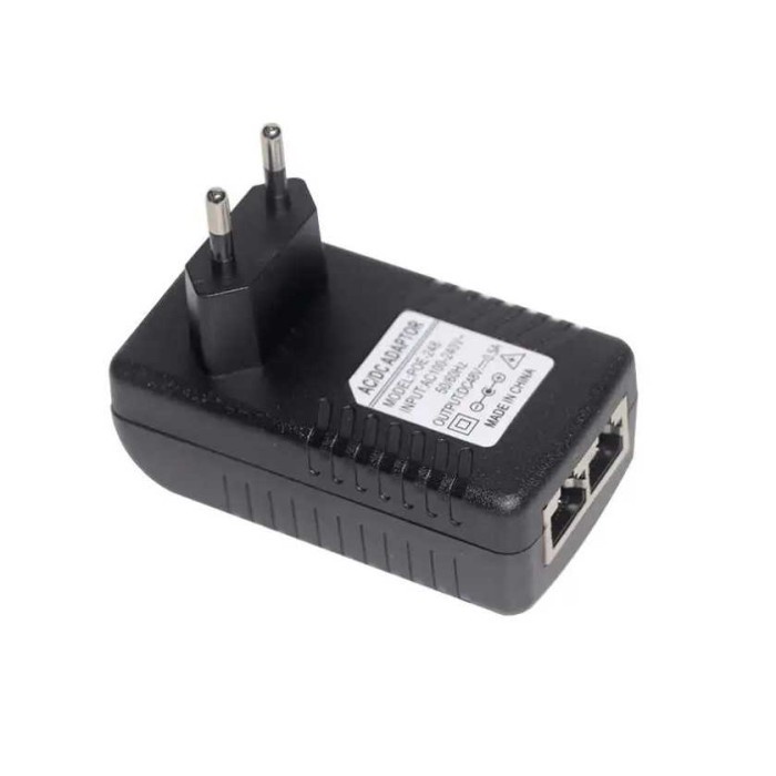 Jual Adaptor Ethernet POE Injector 48V 0.5A POE-4805XFT6 | Shopee Indonesia