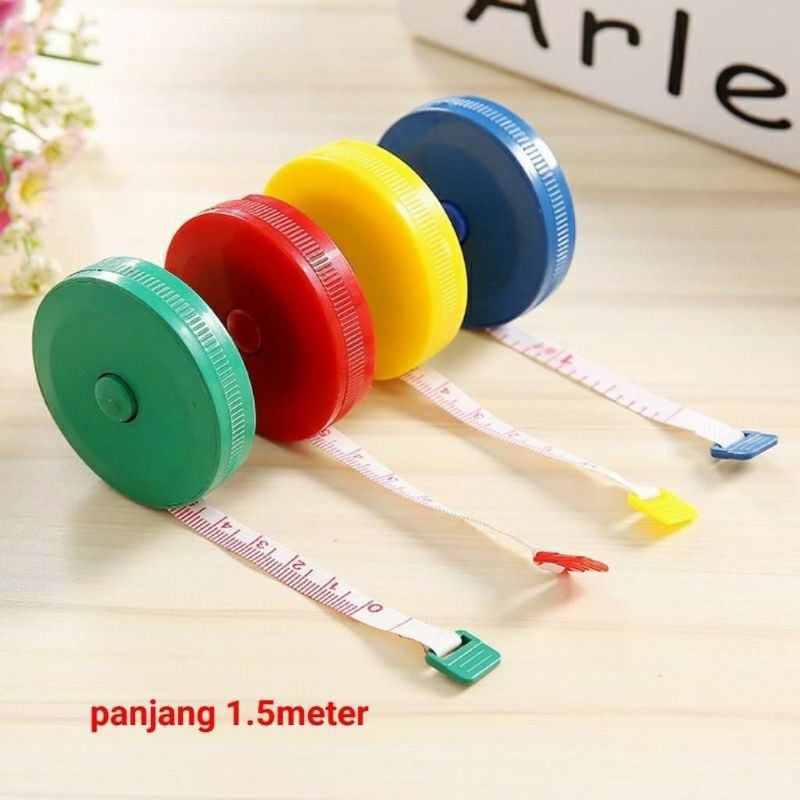 Jual meteran gulung otomatis 1,5 meter meteran roll tape measurement ...