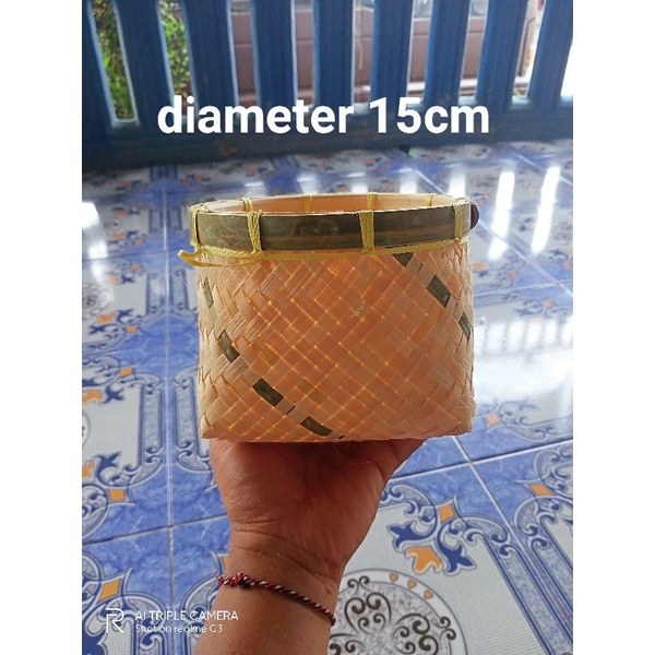 Jual BWI Tumbu diameter 15/16cm/phiti/besek/wakul bambu/Tompo/anyaman ...