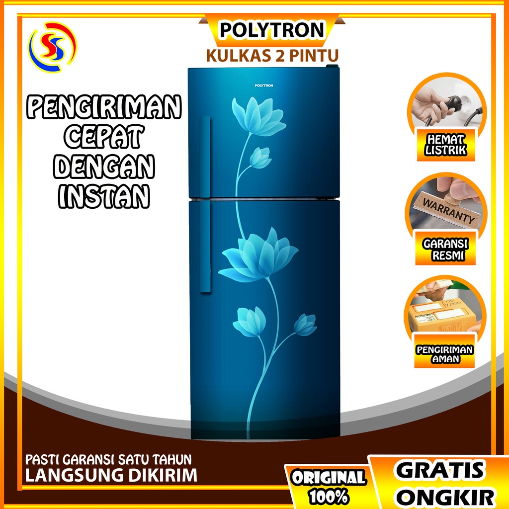 Jual KULKAS POLYTRON KULKAS 2 PINTU KULKAS PRB 219 PRB 219 KULKAS 2 ...