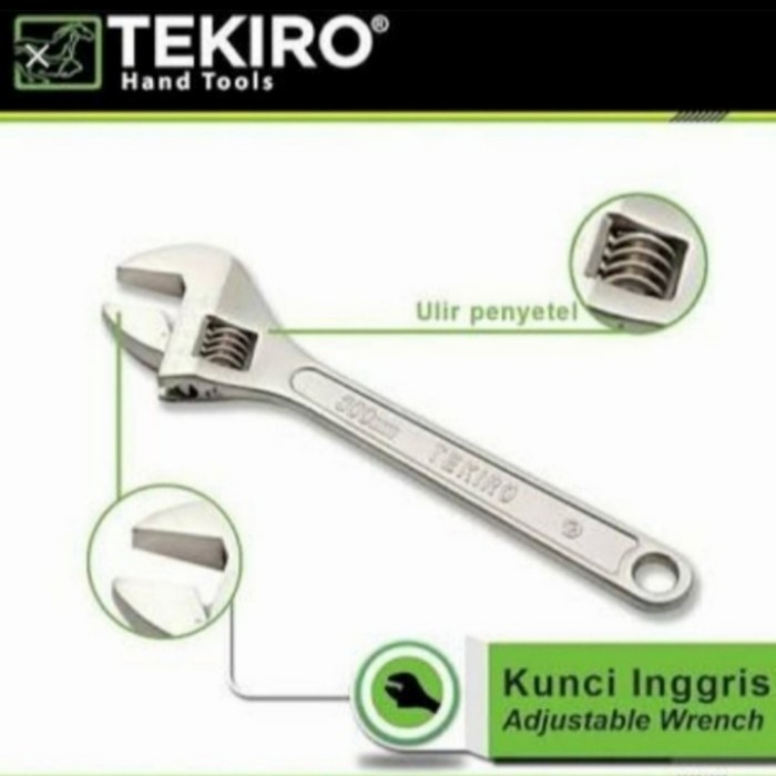 Jual NEW Tekiro Kunci Inggris 8 Inch Adjustable Wrench | Shopee Indonesia