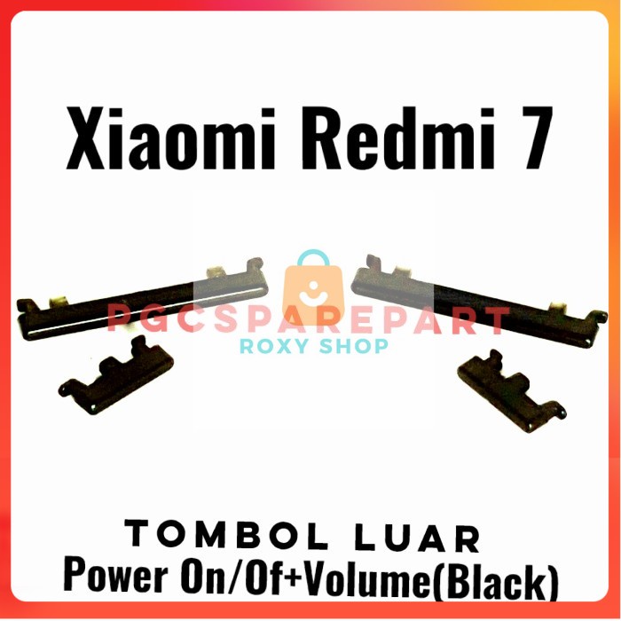 Jual Tombol 1 set Volume Power On Off Xiaomi Redmi 7 - Button Casing ...