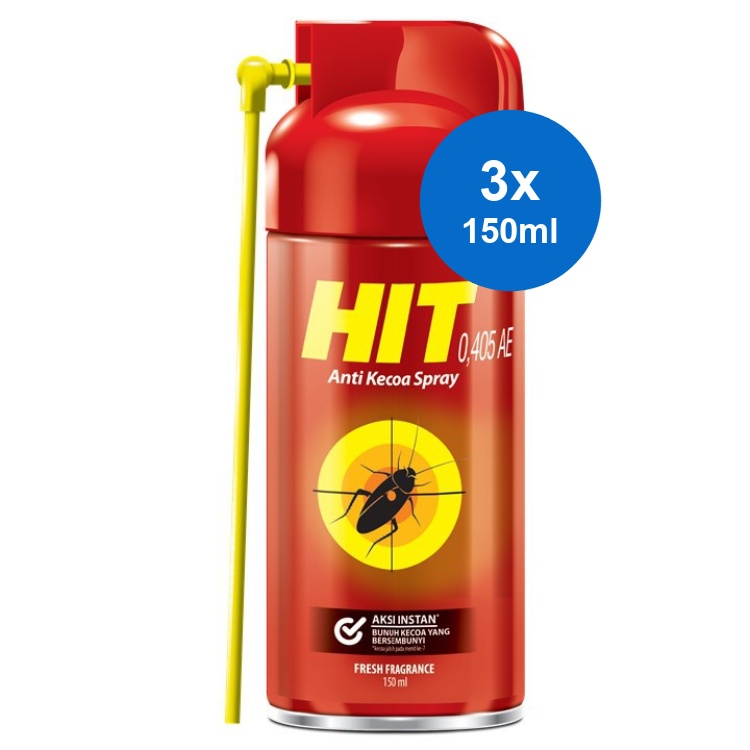 Jual Hit Anti Kecoa Spray 3 x 150 ml | Shopee Indonesia