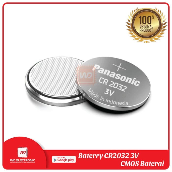 Jual Baterai CR2032 CR 2032 Panasonic Original -LT11 | Shopee Indonesia