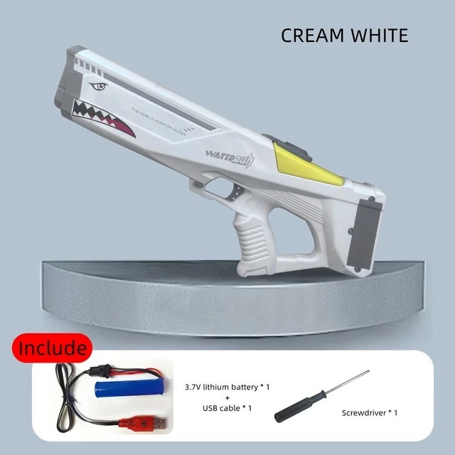 Jual Pistol Air Elektrik Shark Mainan Anak Water Gun otomatis outdoor ...