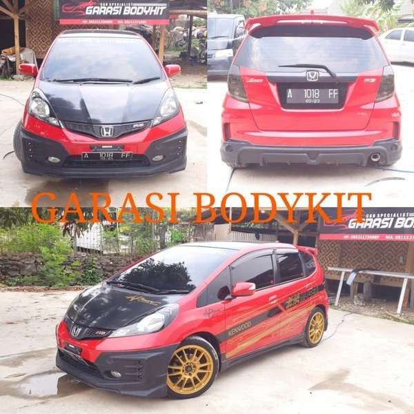 Jual BEMPER BODYKIT JAZZ GE8 RS MUGEN 11-14 . GRADE-A BODY KIT | Shopee ...