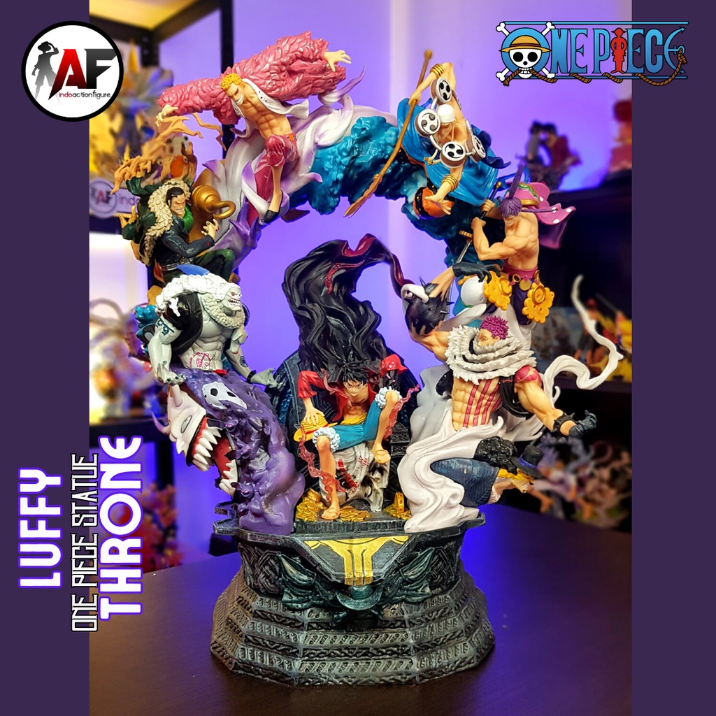 Jual STATUE ONE PIECE LUFFY ON THRONE LAST SLEEP STUDIO DESIGN RECAST ...