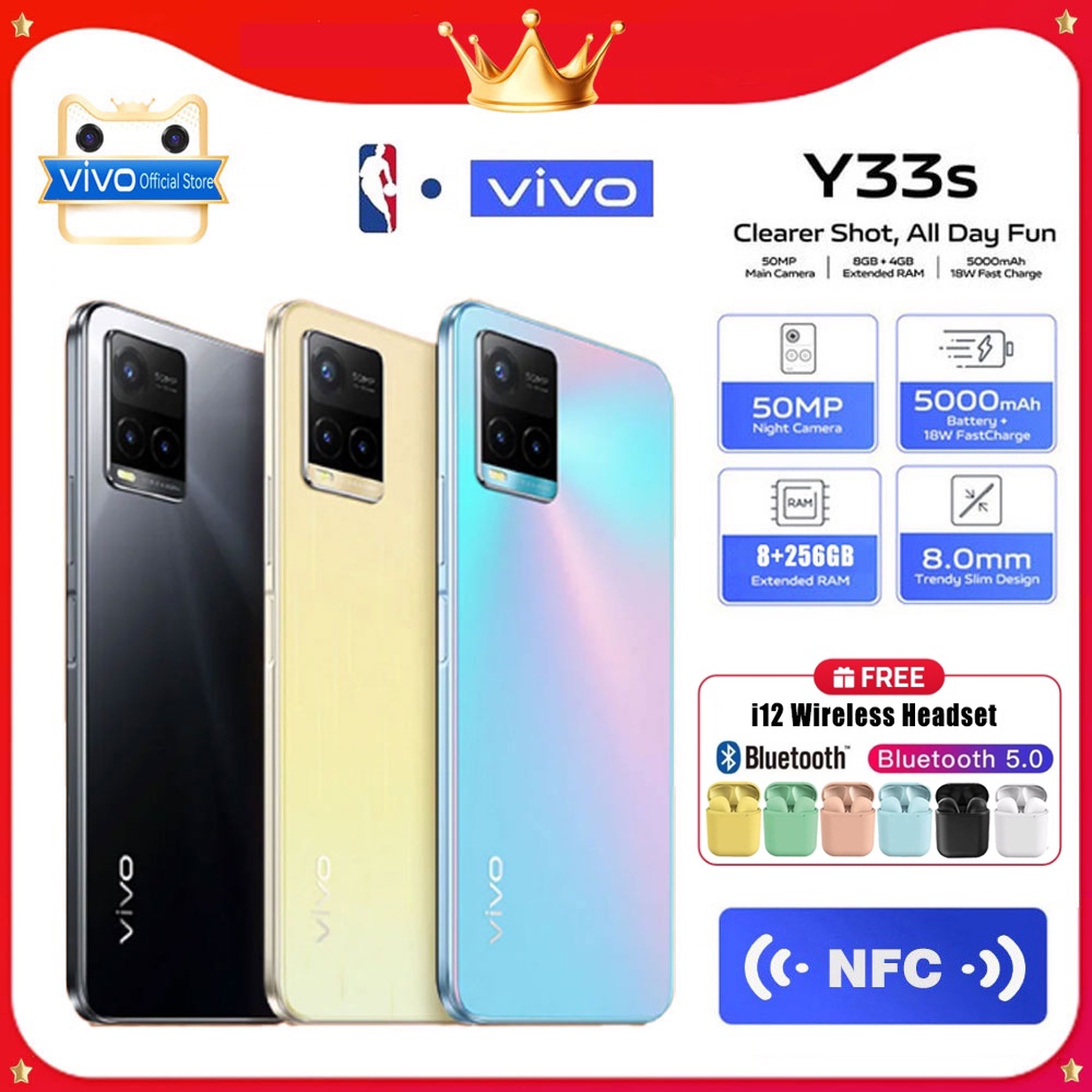 Jual hp vivo y33s RAM 8/256GB GARANSI 1 TAHUN | Shopee Indonesia