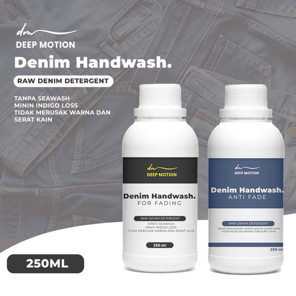 Jual Detergen Denim Raw & Washed Tanpa Pemutih Tidak Merusak Warna dan ...