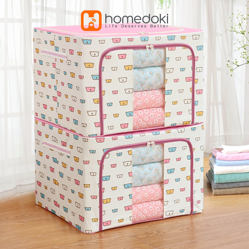 Jual Homedoki Storage Box Organizer Besar Tempat Penyimpanan Serbaguna ...