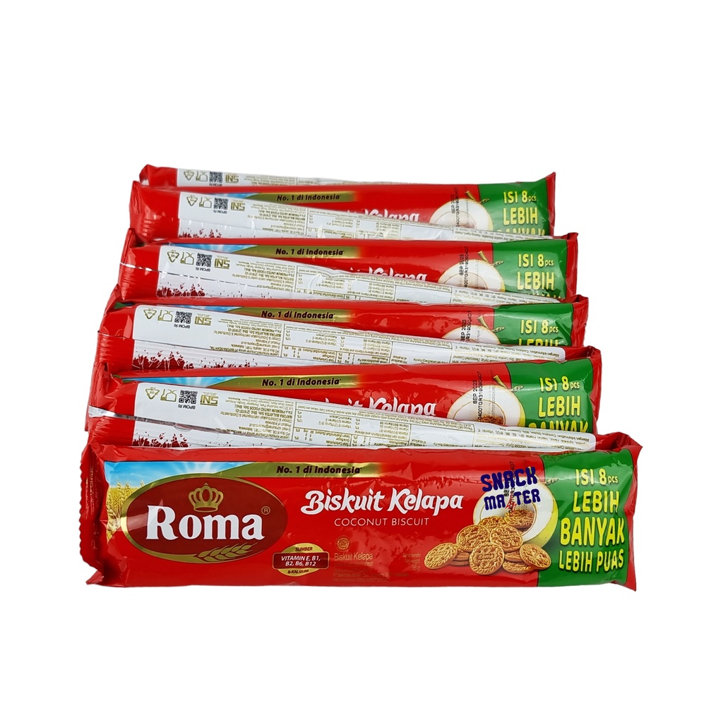 Jual Roma Biskuit Kelapa Renceng - Netto 10 bks x 36gr | Shopee Indonesia