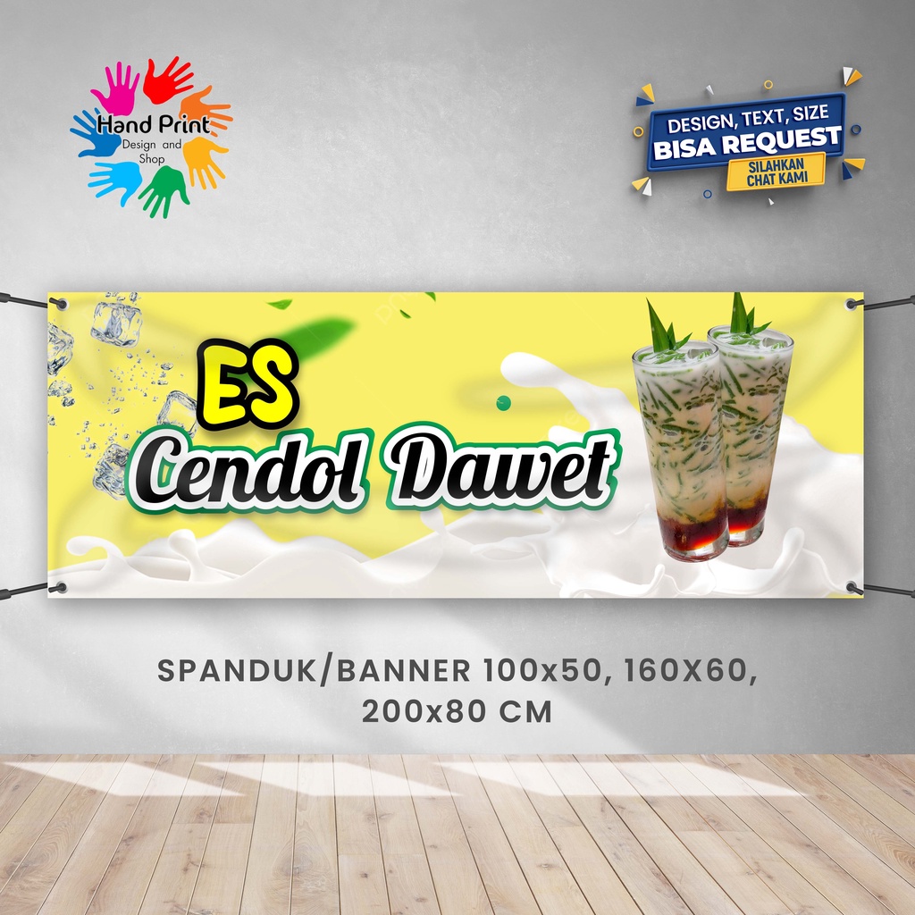 Jual Spanduk Banner Es Dawet Es Cendol B Gratis Memesan Desain | Shopee ...