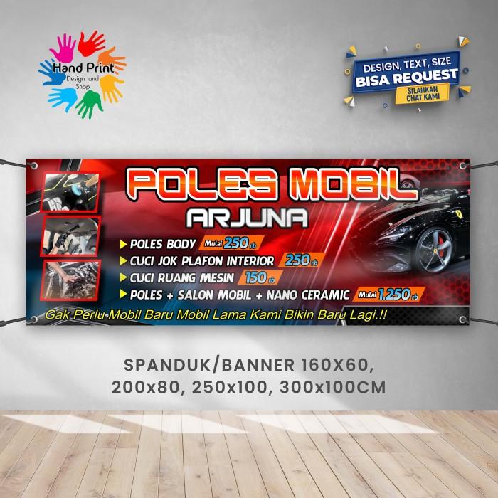 Jual SPANDUK BANNER Poles Mobil Variasi Ukuran 300x100 CM | Shopee ...